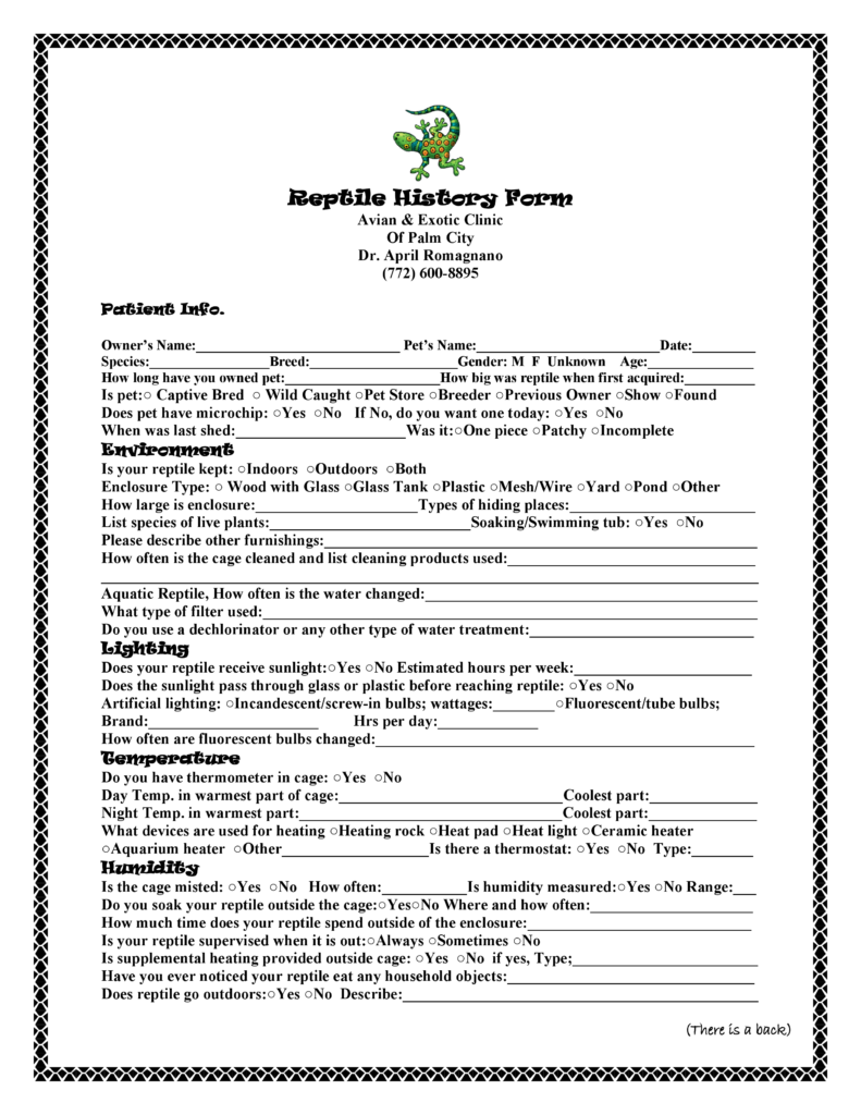 New Clients | Palm City, FL | Avian & Exotic Clinic of Palm City